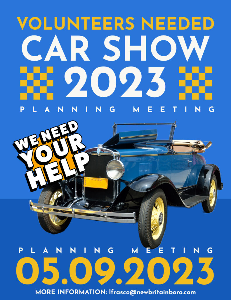 2023 Car Show Planning Meeting - Tuesday, May 9, 2023 at 7:30pm - New ...